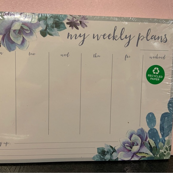 Office | My Weekly Plans Calendar | Poshmark